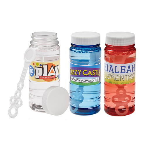 Translucent 4 Oz. Bubbles With Full Color Digital Label | Custom Printed As Low As $1.31